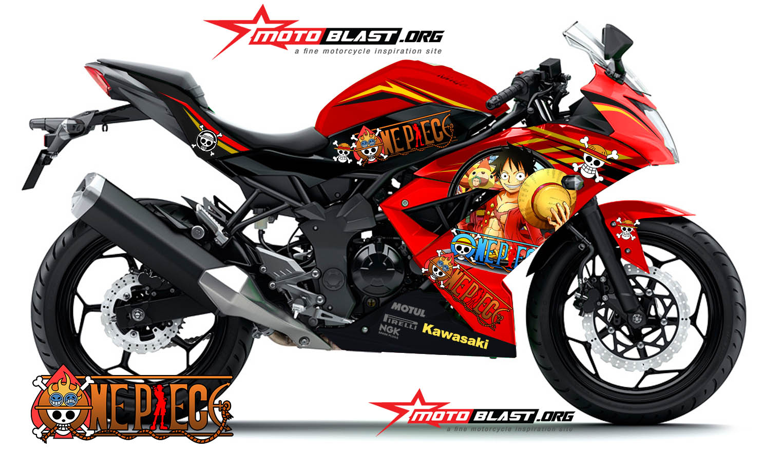 Kumpulan Desain Modifikasi Striping Kawasaki Ninja 250SL RR Mono ...