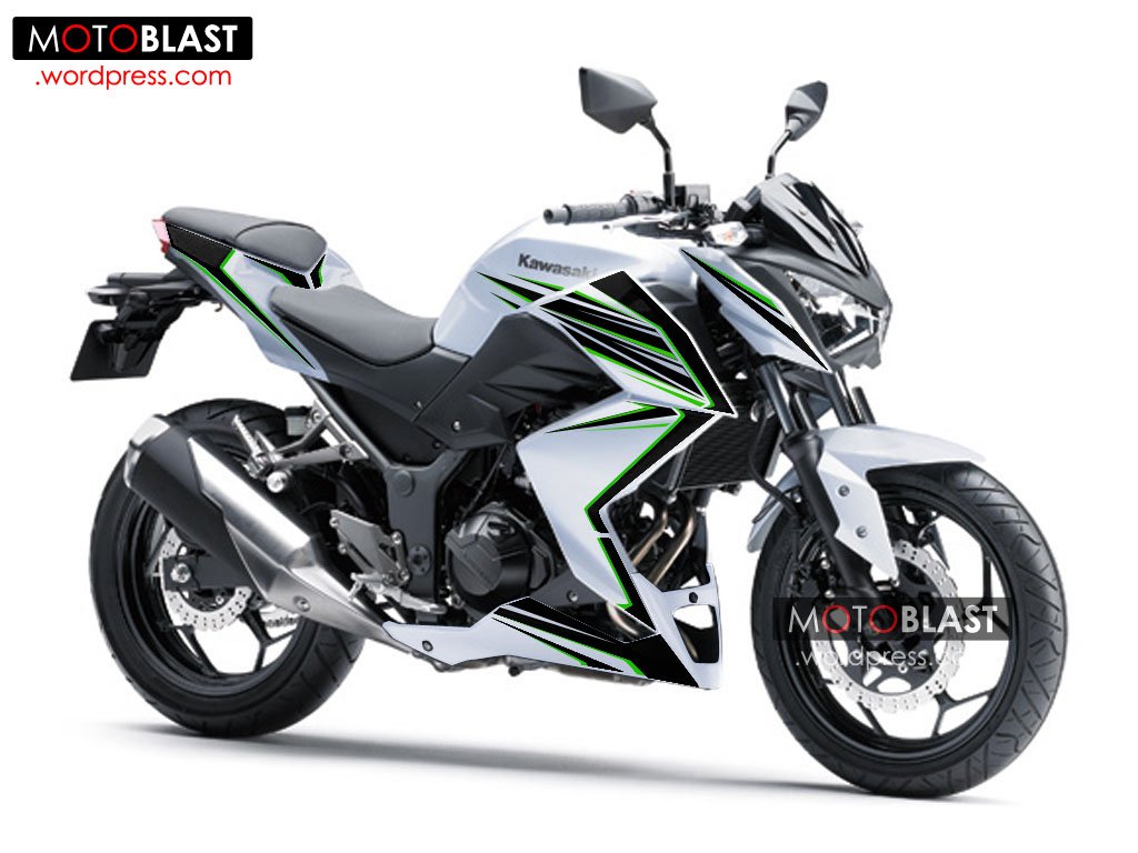 Kawasaki Z250 Special Edition New Striping Monster Energy!! - MOTOBLAST