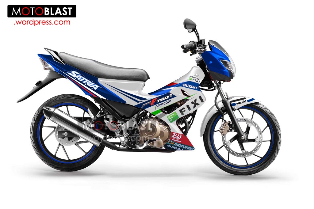 Modif Striping Suzuki Satria FU 150 Racy Style! - MOTOBLAST