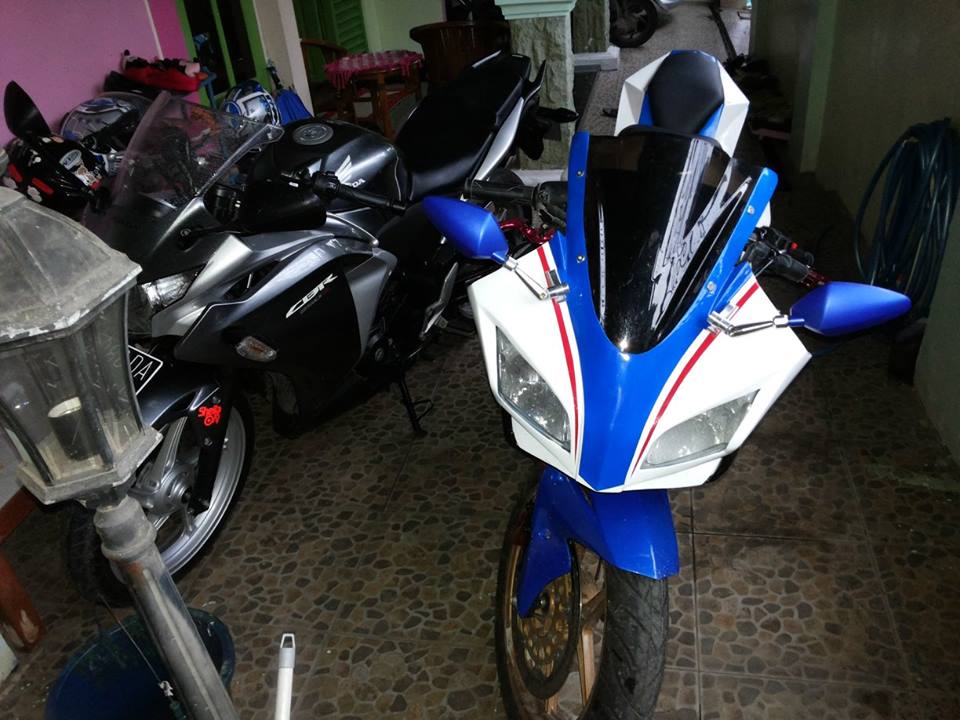 Nih dia Modif body custom CB150R menjadi R15 plus spek modif n biaya ...