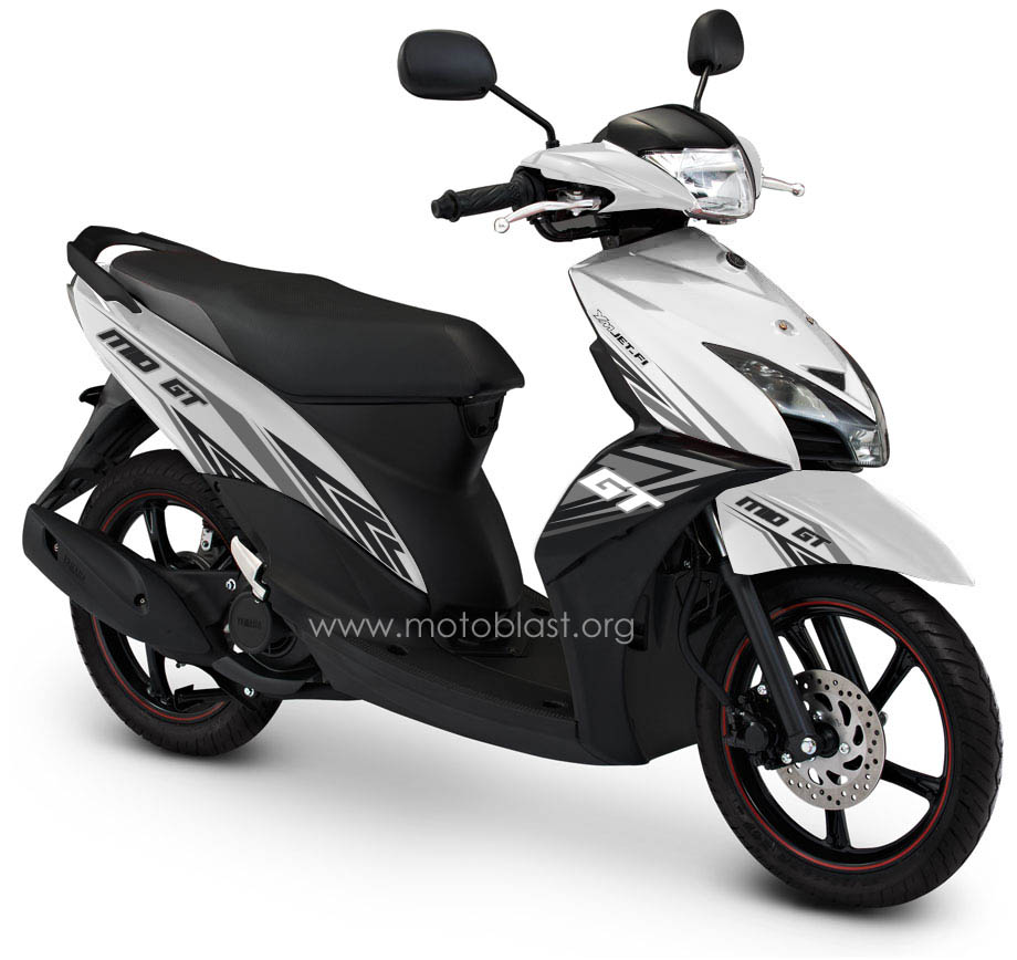 Decal Design Mio GT 2014 White Black! - MOTOBLAST