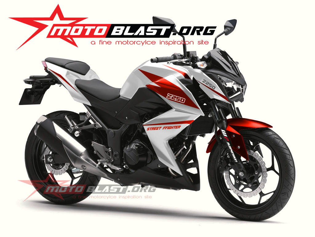 Modif Striping kawasaki z250 !! - MOTOBLAST
