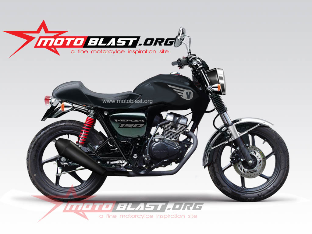 Modif Honda verza 150 Retro Style terbaru! - MOTOBLAST