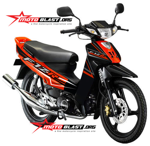 Modif Striping Yamaha F1ZR black orange, nostalgia lagi! - MOTOBLAST