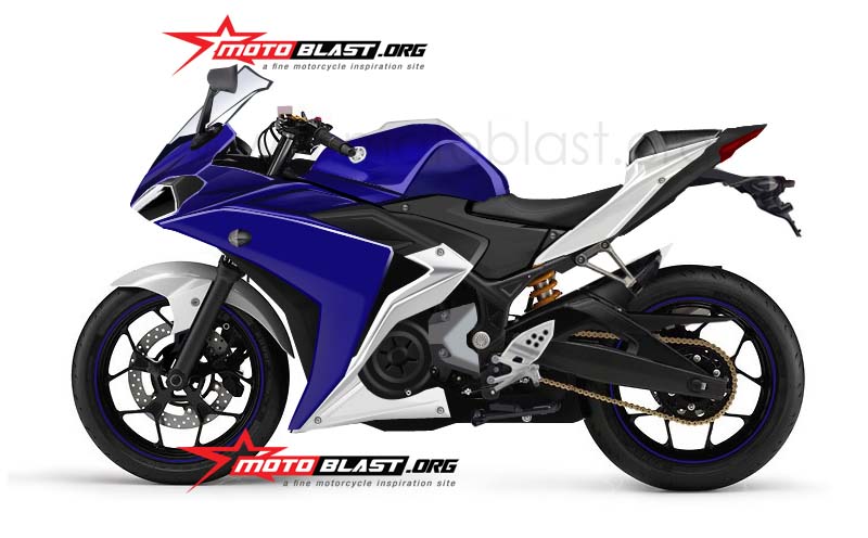 HOT : New Rendering Yamaha YZF R25 Tampak Belakang !! seperti ini kah ...