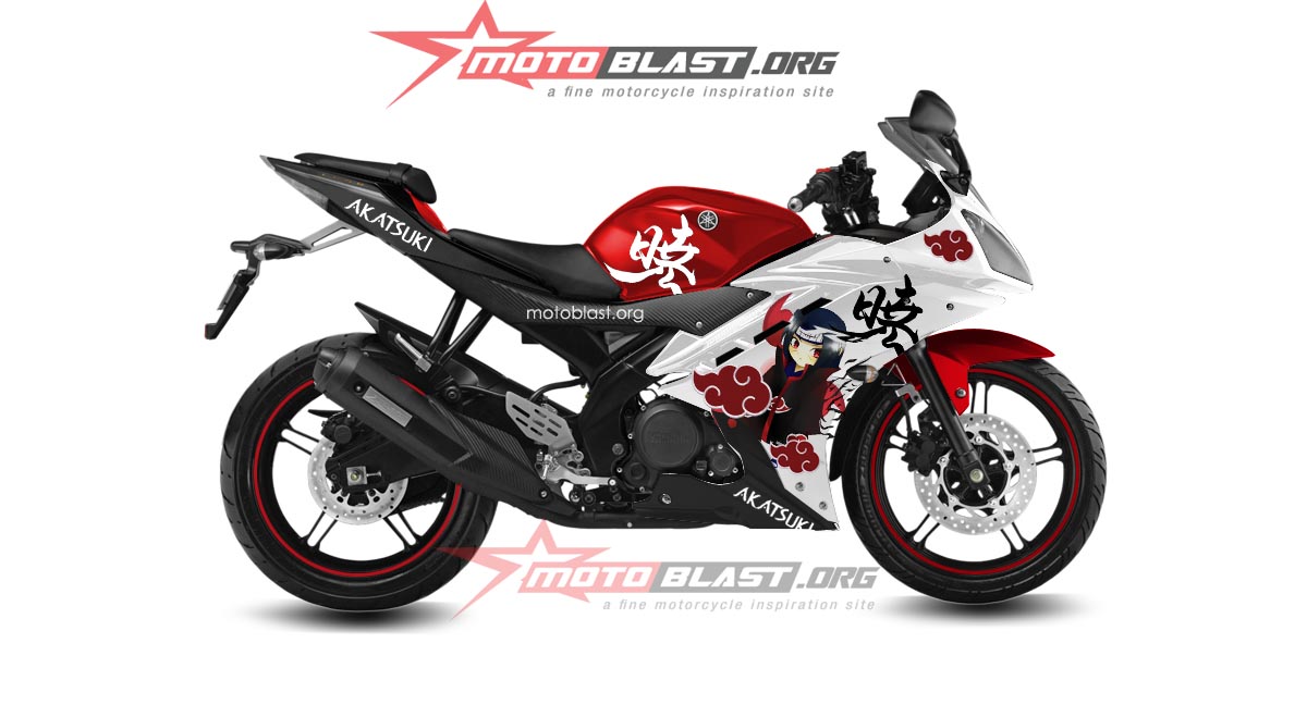 modif striping yamaha R15 anime akatsuki1 | MOTOBLAST