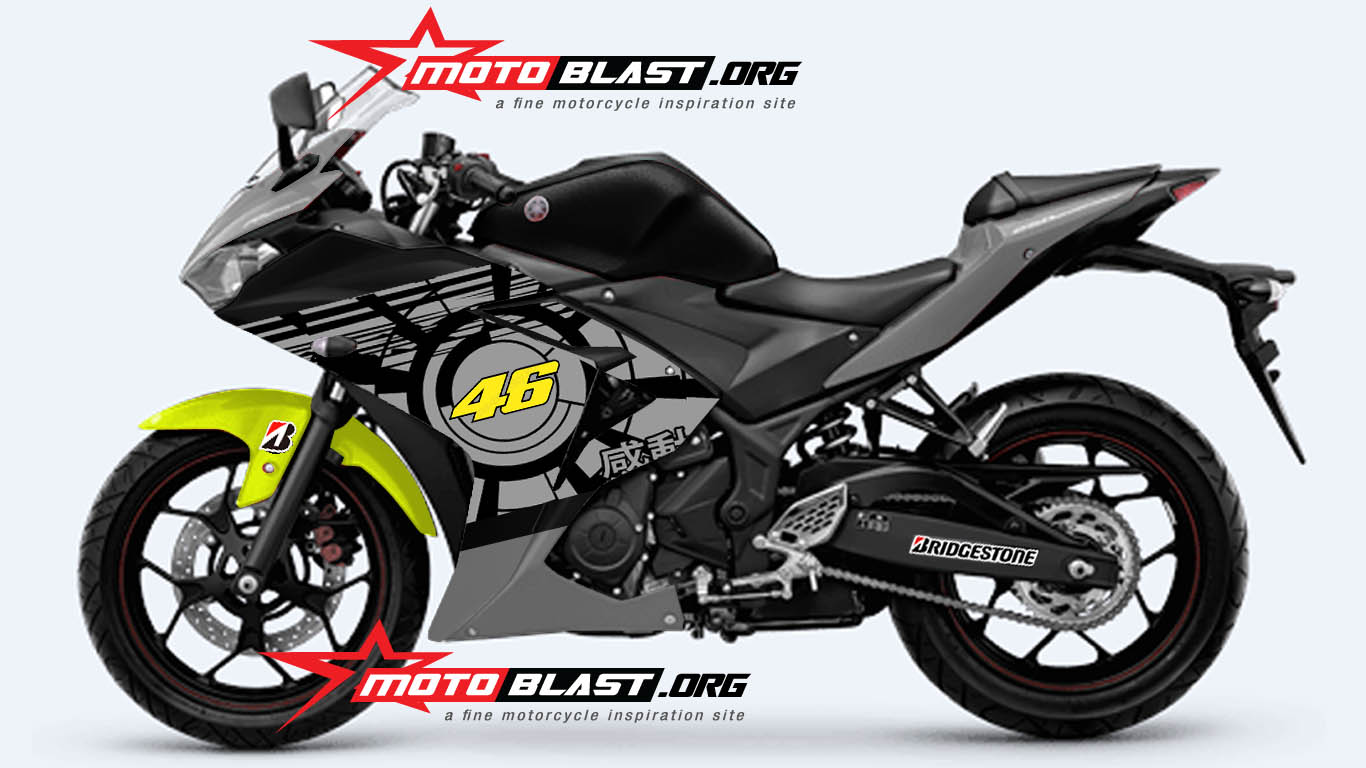 Modif Striping Yamaha R25 ala Sepang Test yamaha team motogp!! - MOTOBLAST