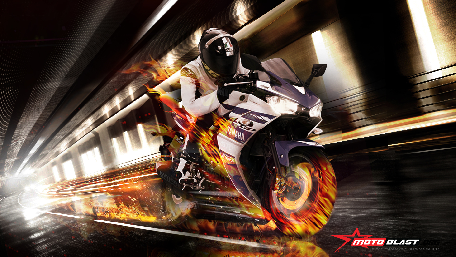 Lagi lagi dan lagi, karya motoblast yang daftarin ke Yamaha R25 ...