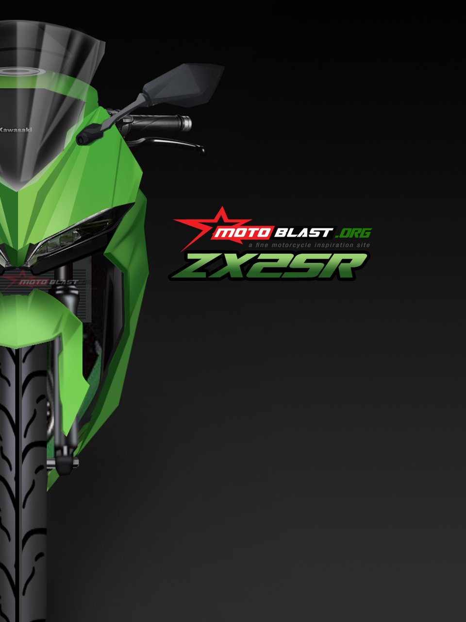 SUPER DUPER HOT!! UPDATE Renderan Kawasaki ZX25R Front Face!! - MOTOBLAST