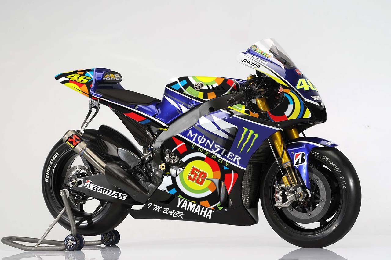 Modif Striping yamaha R245 Blue - Sun Moon Motogp VR 46! - MOTOBLAST