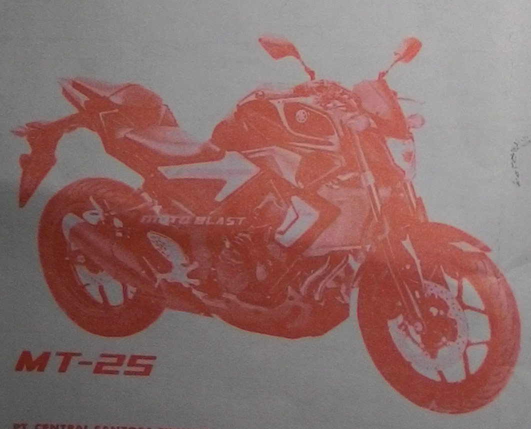 Woww Renderan MT25 oleh Motoblast jadi Product Knowledge di Brosur MT25, bukti perlu nya berita ...