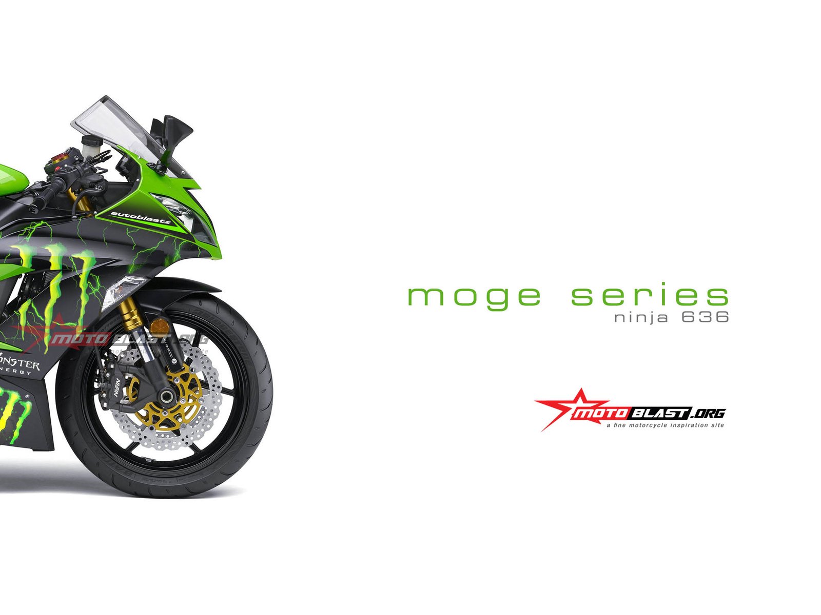 MOGE SERIES : Modif striping Kawasaki Ninja 636 Green - Monster Energy ...