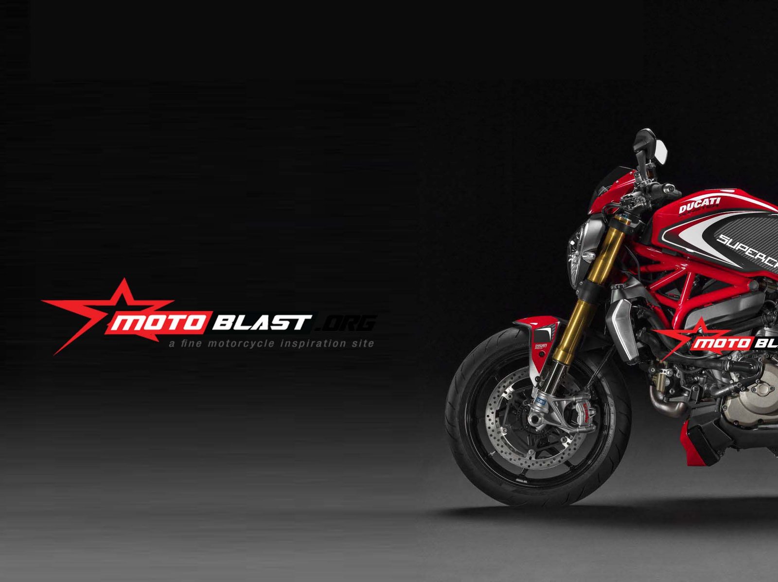 MOGE SERIES! Modif Striping Ducati monster RED - Super Carbon! - MOTOBLAST
