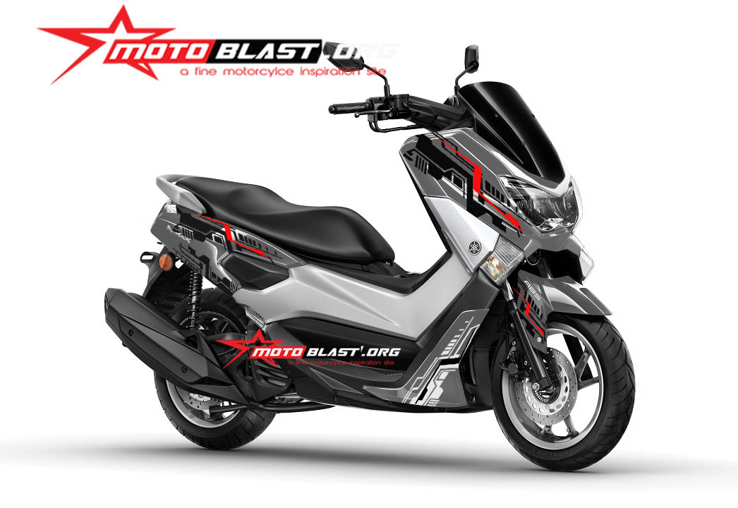 Modif Striping Yamaha NMAX Gun Metal Color! Hi tech simple! - MOTOBLAST