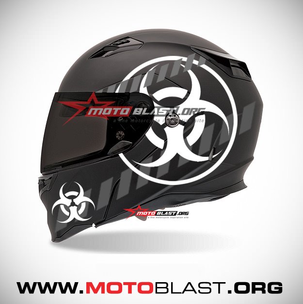 Graphic Kit Helmet Black full face - I'm CBR150R Rider