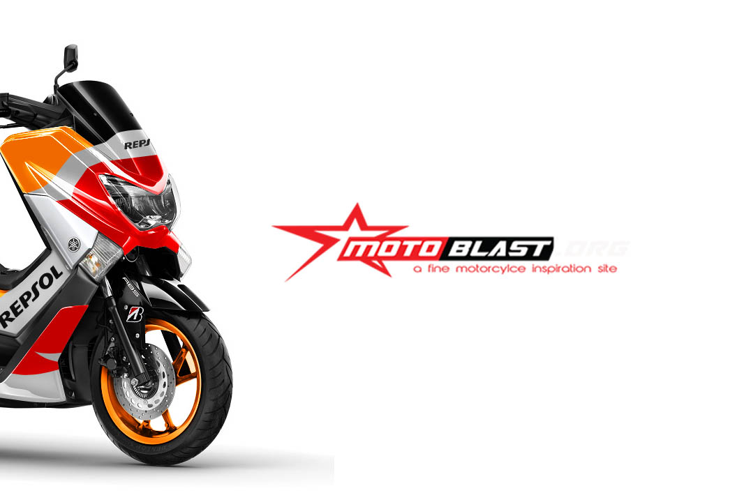 HOT! Modif striping Yamaha NMAX - REPSOL Edition! - MOTOBLAST