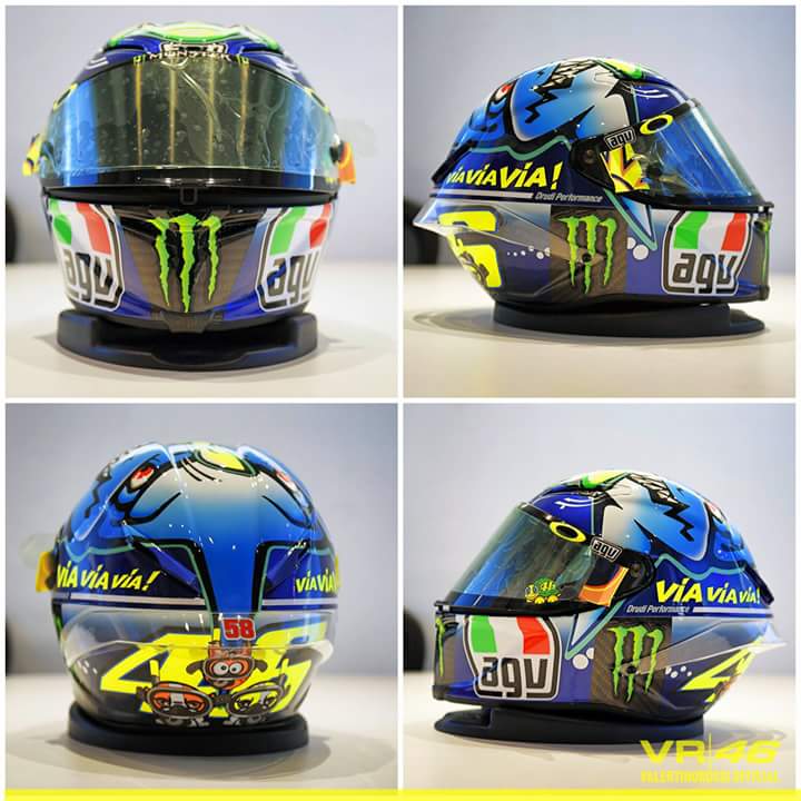 Helm V Rossi Special San Marino nanti dan Ide untuk membuat modif ...