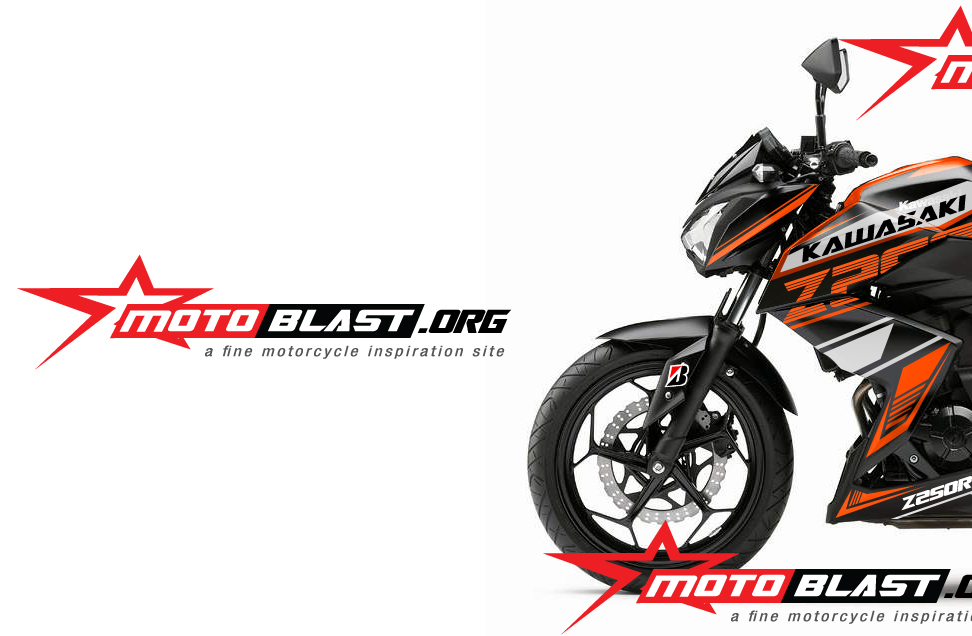 HOT! Modif Striping Kawasaki Z250R Fi black - ala KTM colouring ...