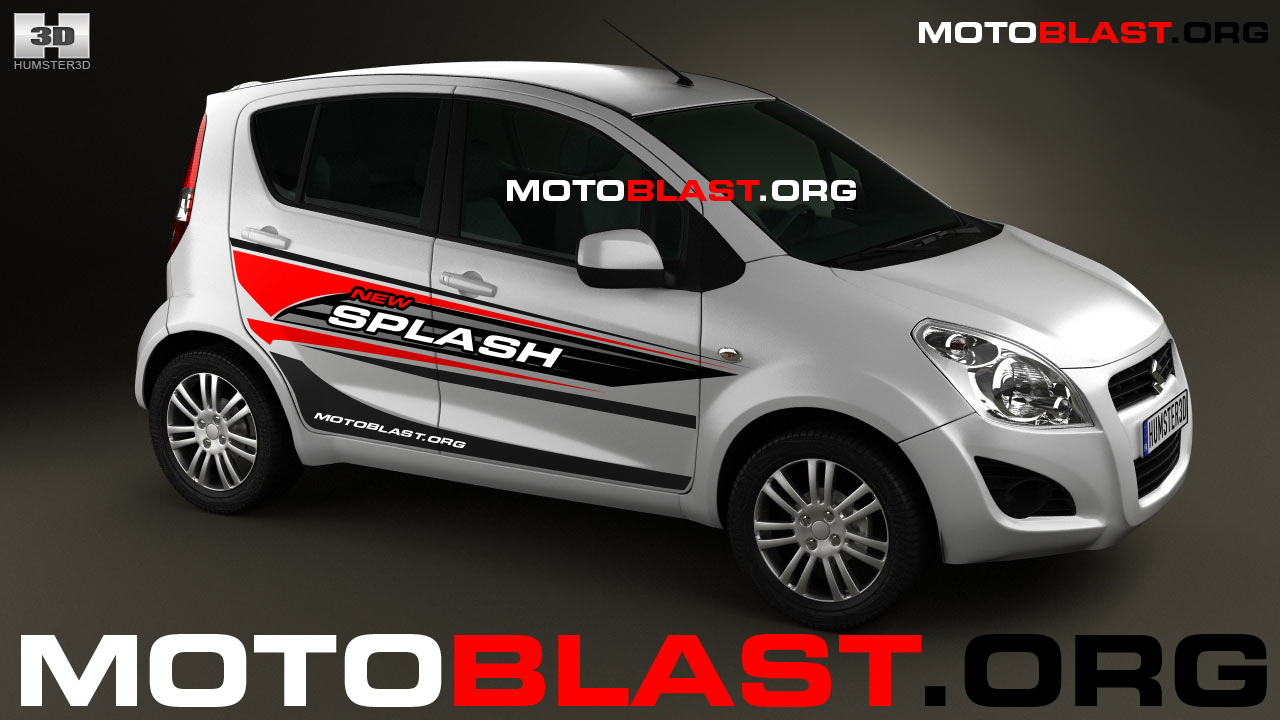 Car series : Grafis Inspirasi Mobil Suzuki Splash Putih! - MOTOBLAST