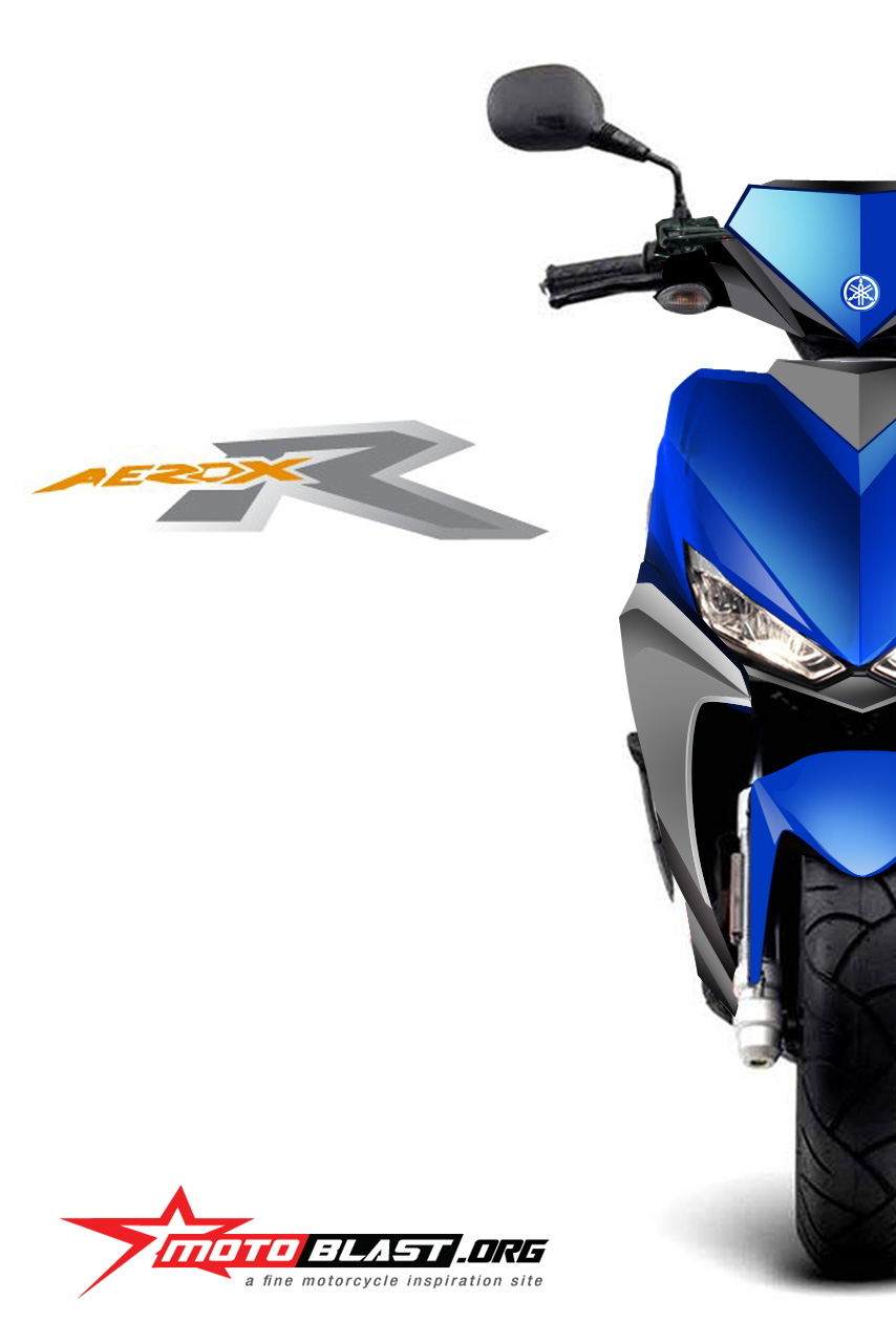 HOT FULL Render Yamaha AEROX Tampak Depan!! | MOTOBLAST