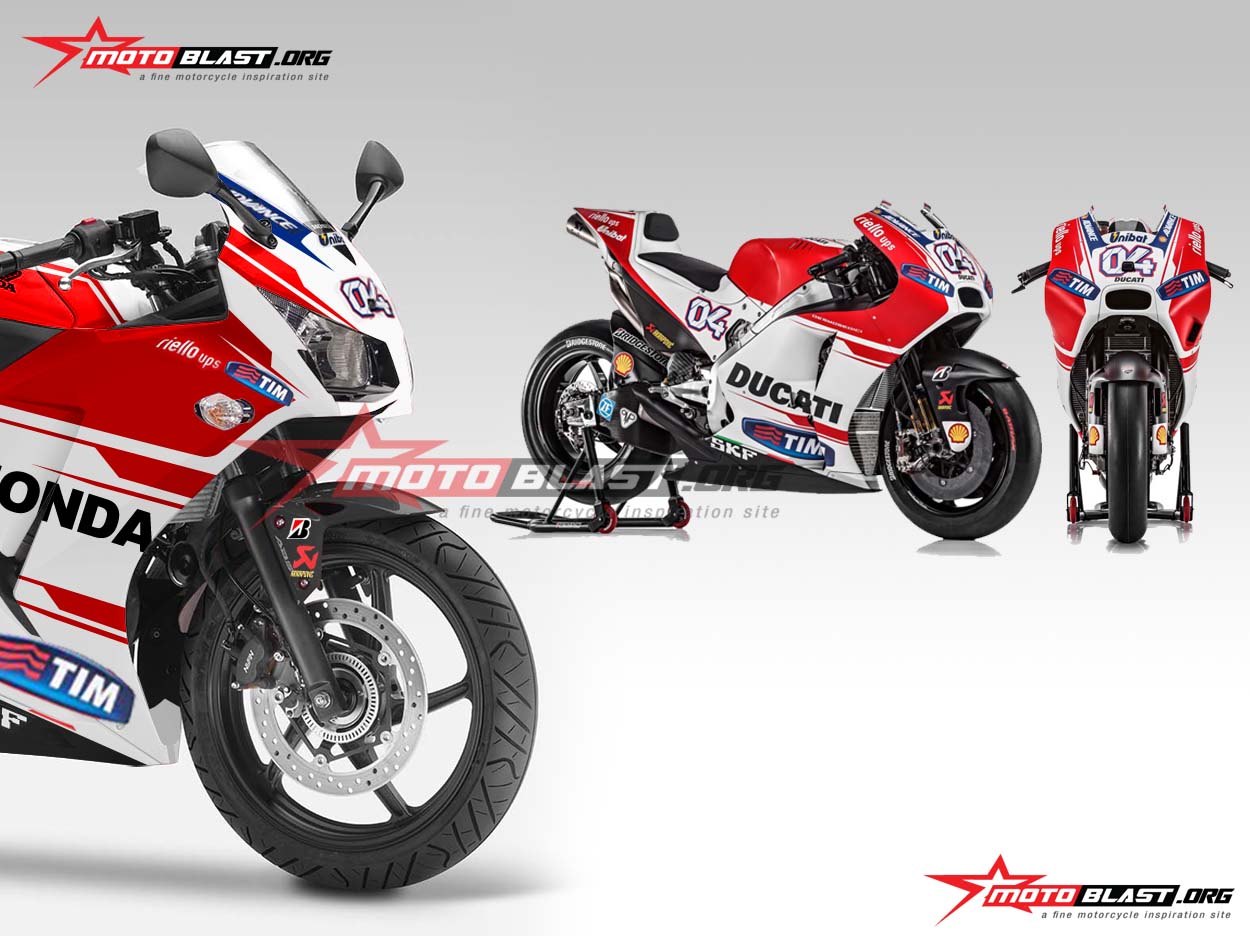 Grafis Inspirasi Honda CBR250R 2014/CBR150R Lokal RED - Livery ...