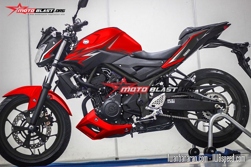 Modifikasi Yamaha MT-25 RED Thunder super monyor! - MOTOBLAST