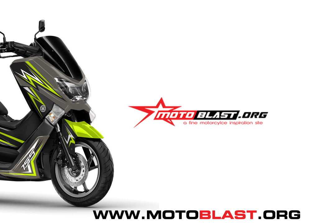 Grafis Inspirasi Yamaha NMAX GOLD - Green Lemon Thunder! - MOTOBLAST