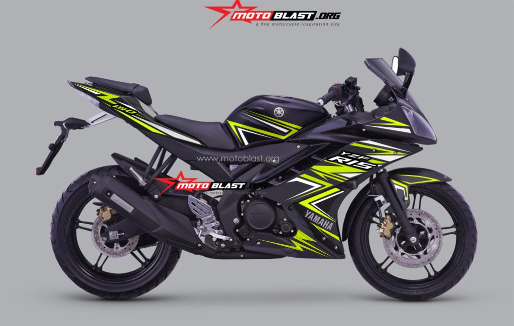 modifikasi yamaha R15 black thunder