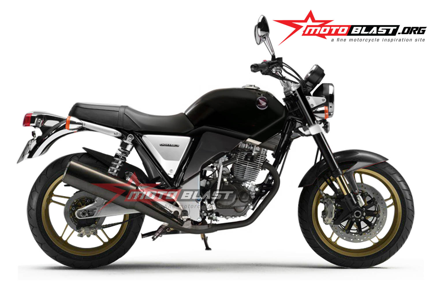 Modifikasi Honda tiger cafe racer retro style