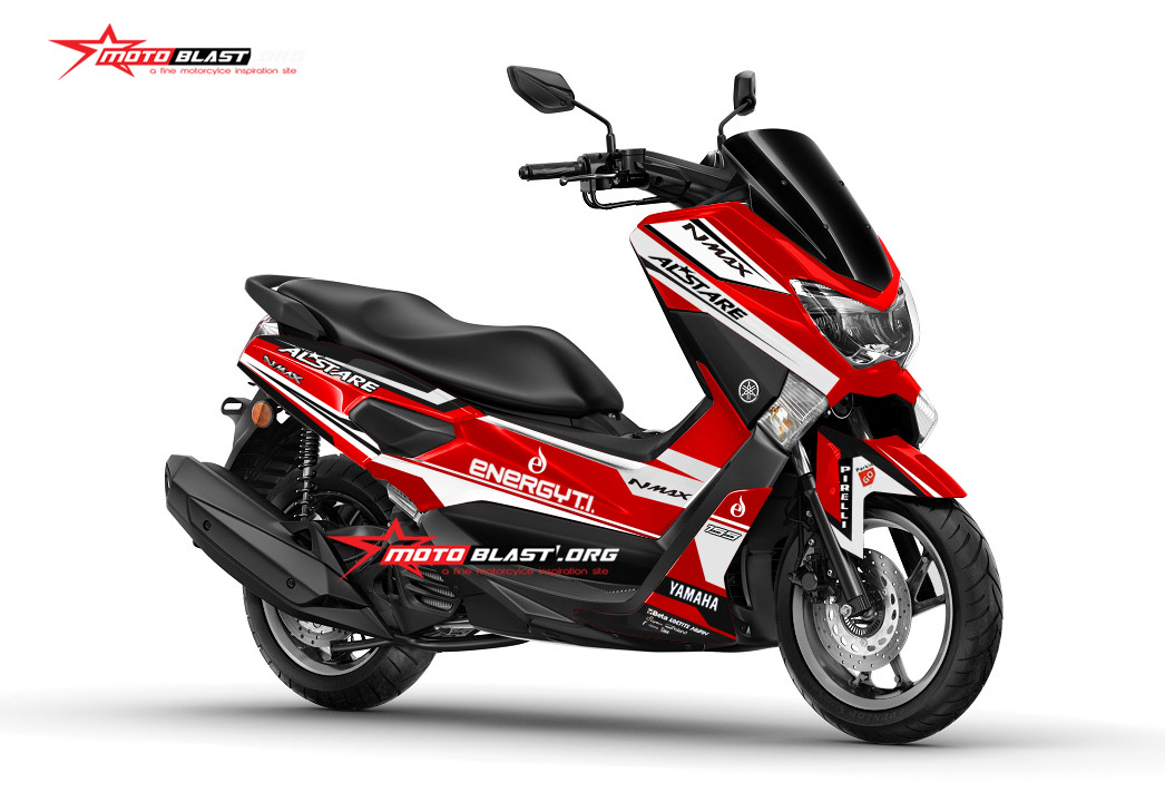 modifikasi striping Yamaha NMAX Alstare