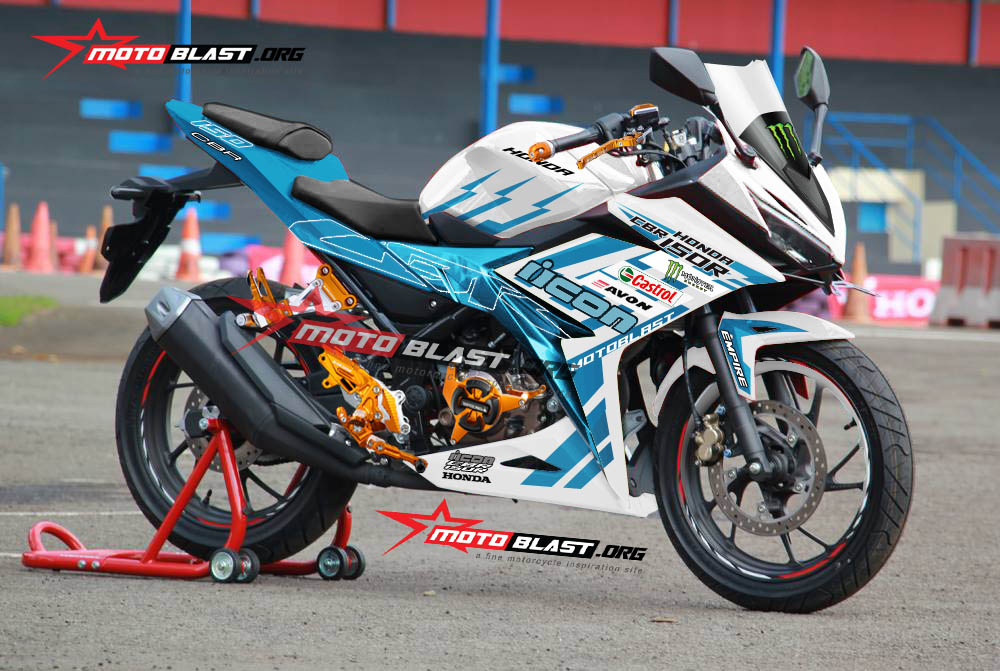 Modifikasi striping Yamaha R3 Black Elegan Green lime - MOTOBLAST
