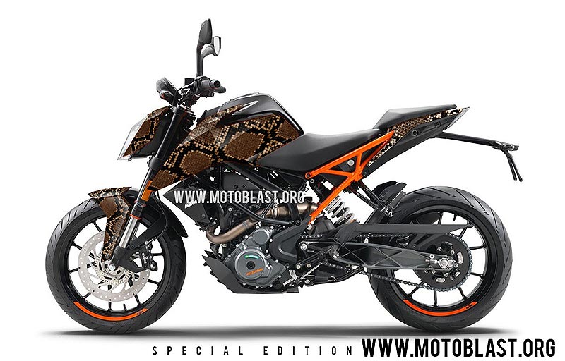 FIRST Modifikasi Striping KTM Duke 250 my 2017 Phyton Snake - MOTOBLAST