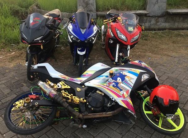 Modifikasi ban cacing khas thai look semakin di gemari!! Apa ...