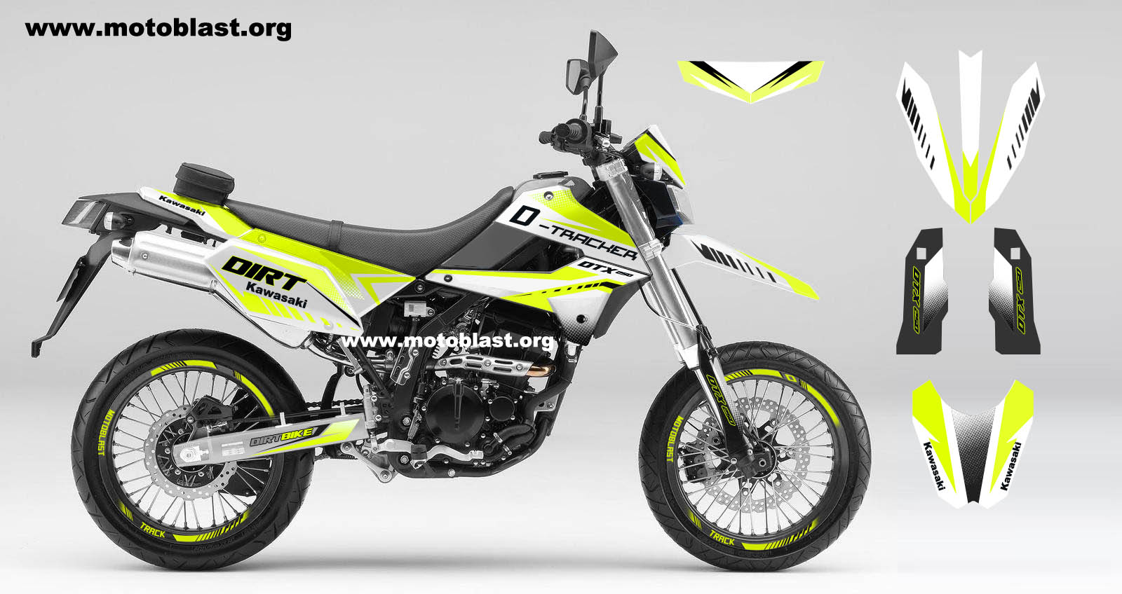 Modifikasi Striping Kawasaki D-Tracker 250 - MOTOBLAST