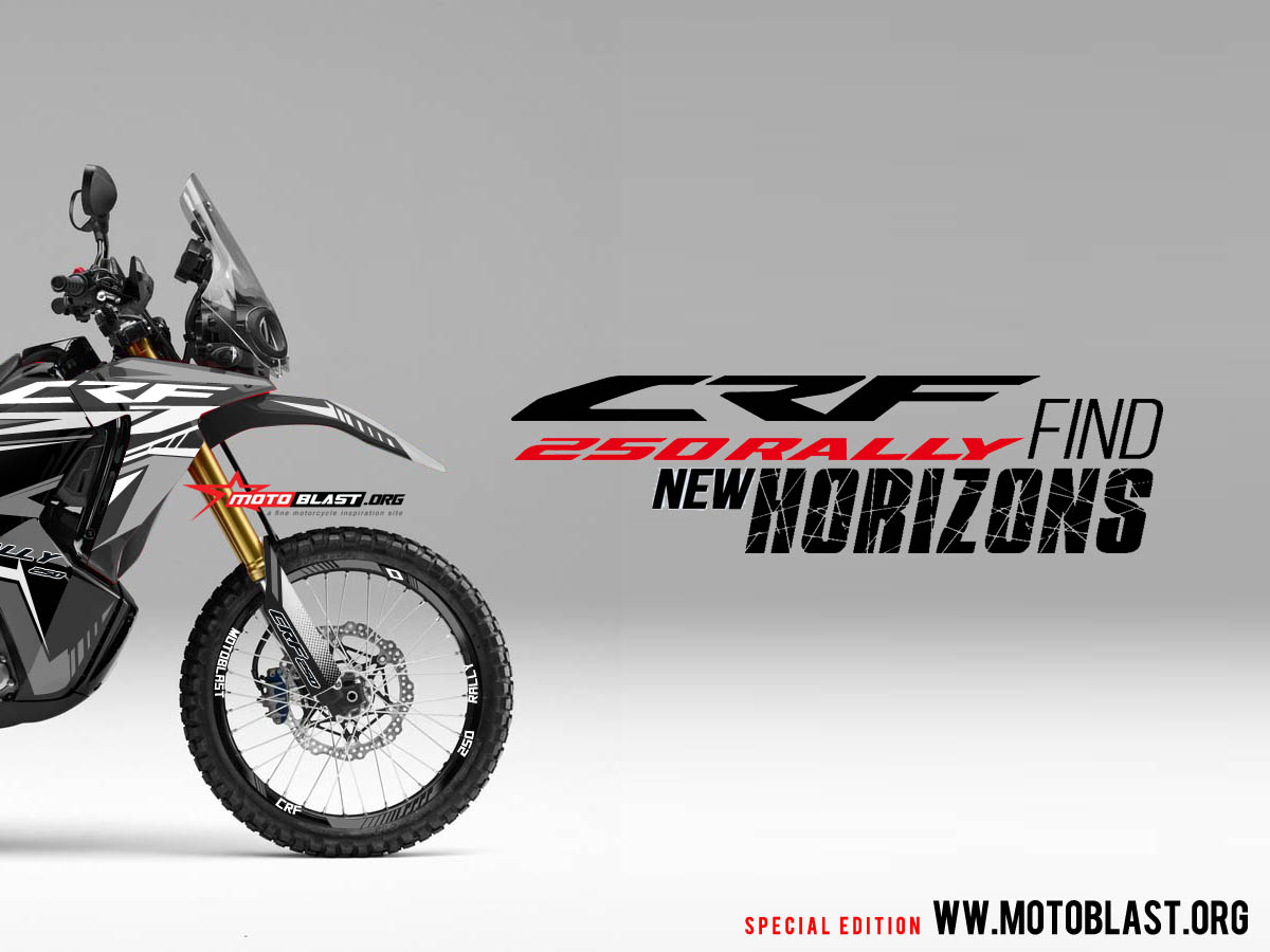 FIRST Modifikasi Striping Honda CRF250 Rally - MOTOBLAST