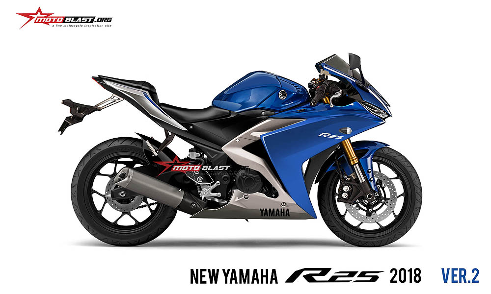 Rendering New Yamaha R25 by Motoblast Versi 2 by Motoblast - MOTOBLAST
