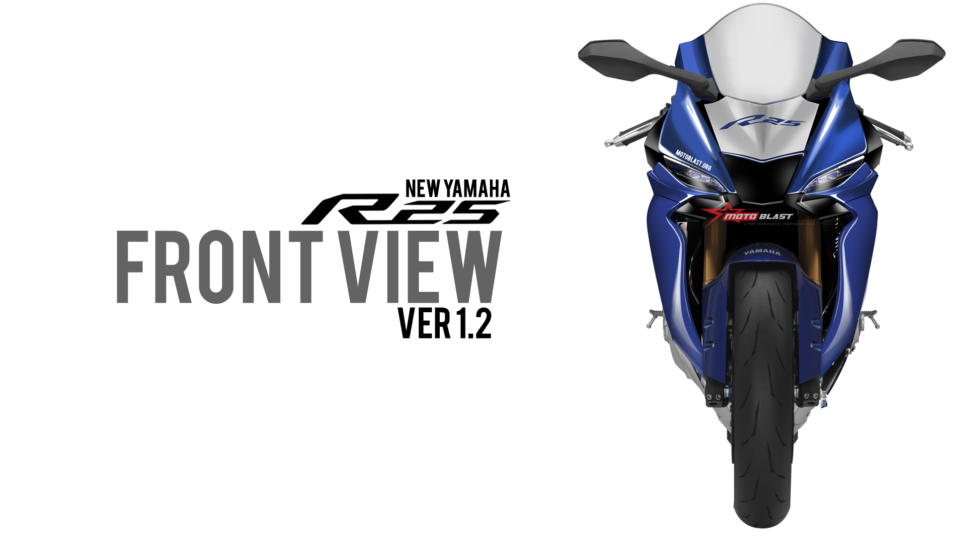 Render Terbaru New Yamaha R25 Versi 1 Part 2. Front View by Motoblast ...