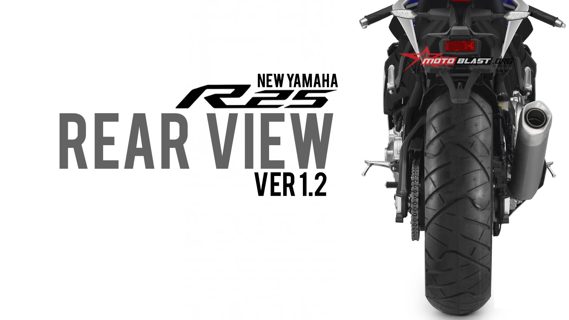 Update Render terbaru Calon New Yamaha R25 Rear View - Bagian belakang ...