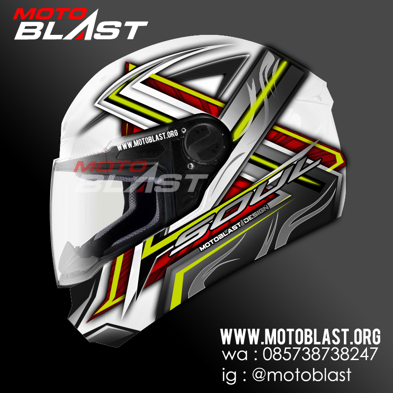 Design Graphic kit Helmet livery SOUL by Motoblast - MOTOBLAST