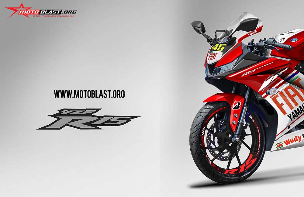 Modifikasi Striping Yamaha R15 V3 Livery Saint Seiya - MOTOBLAST