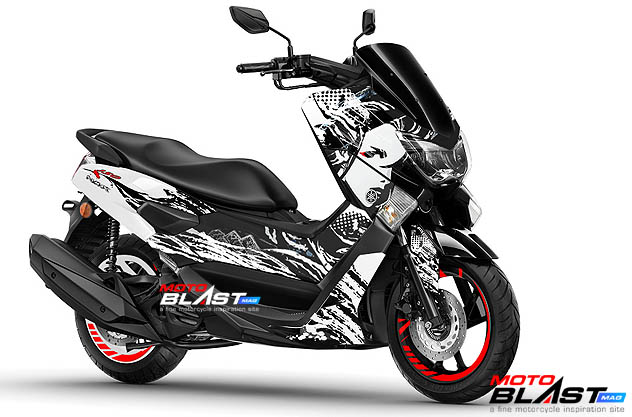 mega gallery modifikasi striping yamaha nmax - MOTOBLAST