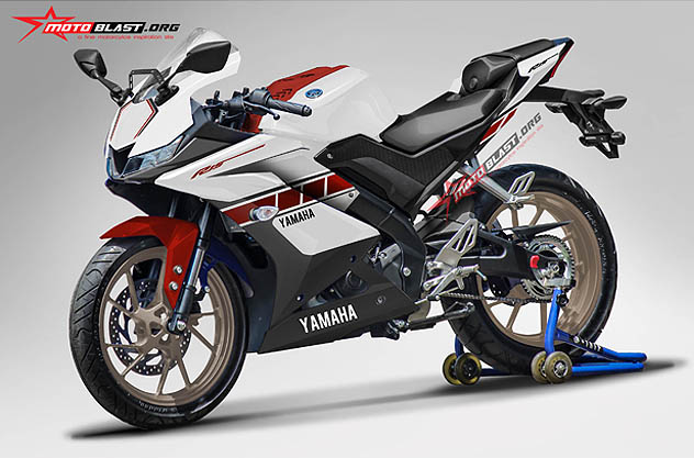 Modifikasi Striping Yamaha R15 V3 livery Anniversary - MOTOBLAST