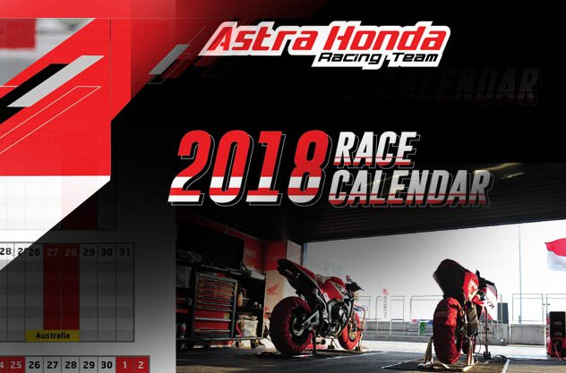 Berikut Race Calendar untuk AHRT - MOTOBLAST