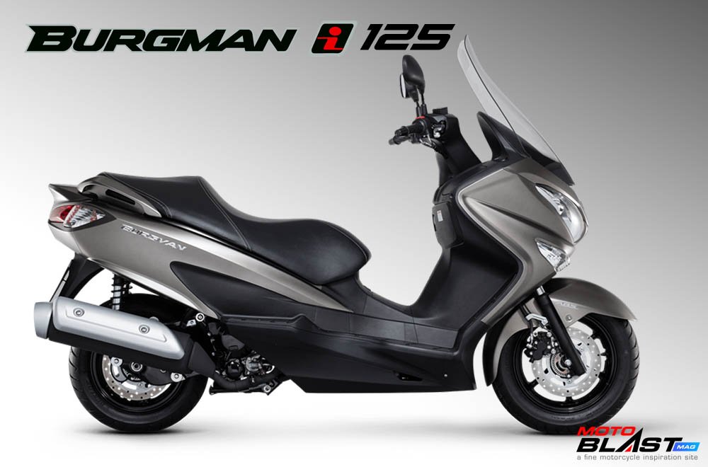 Suzuki Burgman 125 Resmi dirilis. spesifikasi dan foto - MOTOBLAST