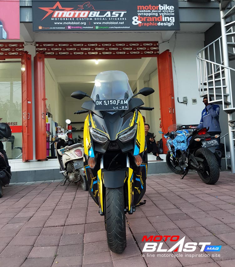 Modifikasi Yamaha Xmax 250 VR46 Project dari Bali - MOTOBLAST