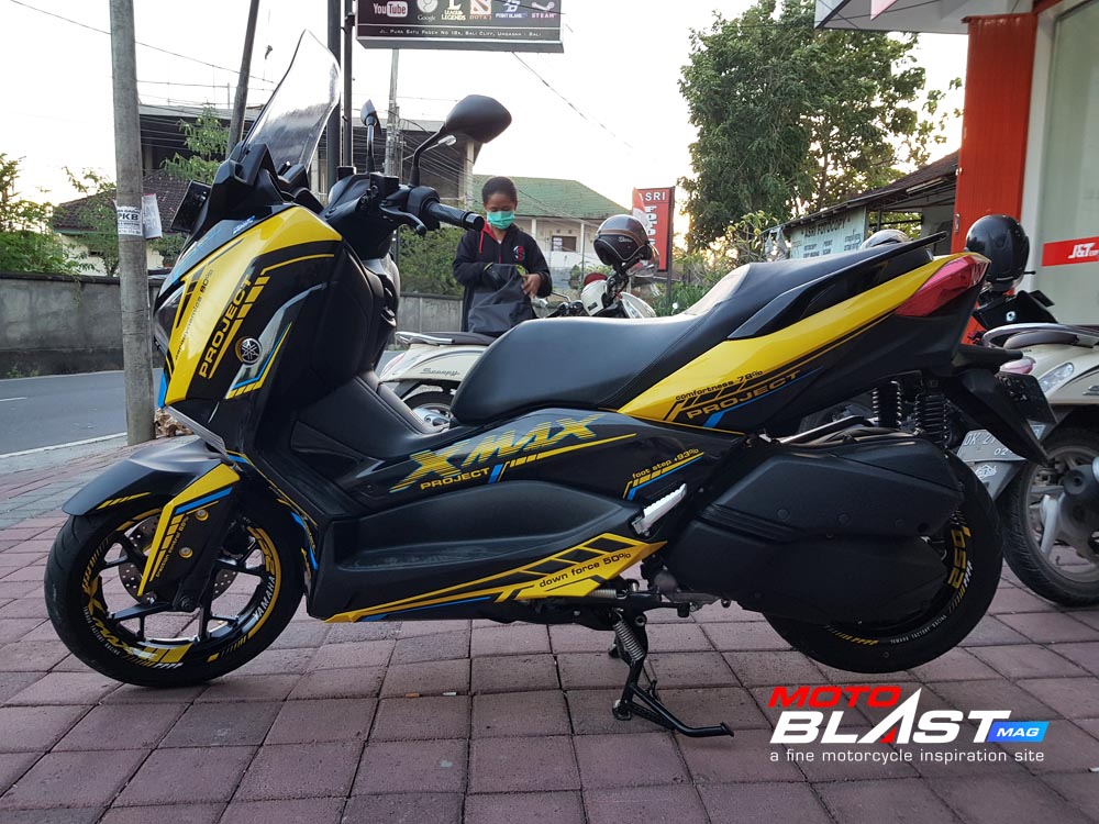 Modifikasi Yamaha Xmax 250 VR46 Project dari Bali - MOTOBLAST