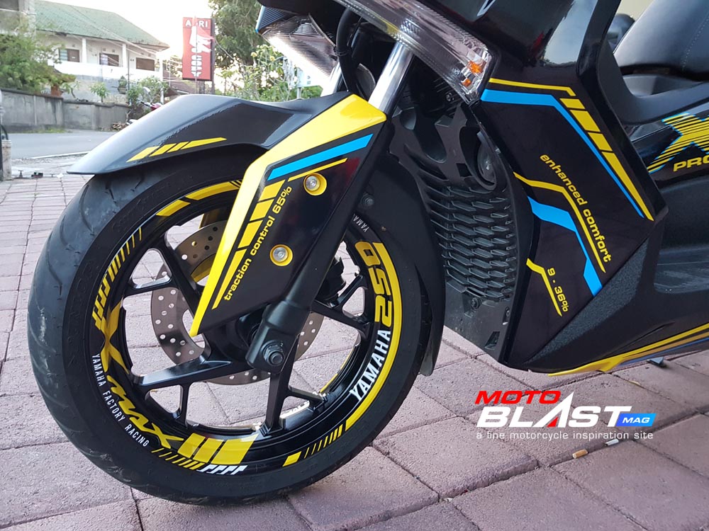 Modifikasi Yamaha Xmax 250 VR46 Project dari Bali - MOTOBLAST