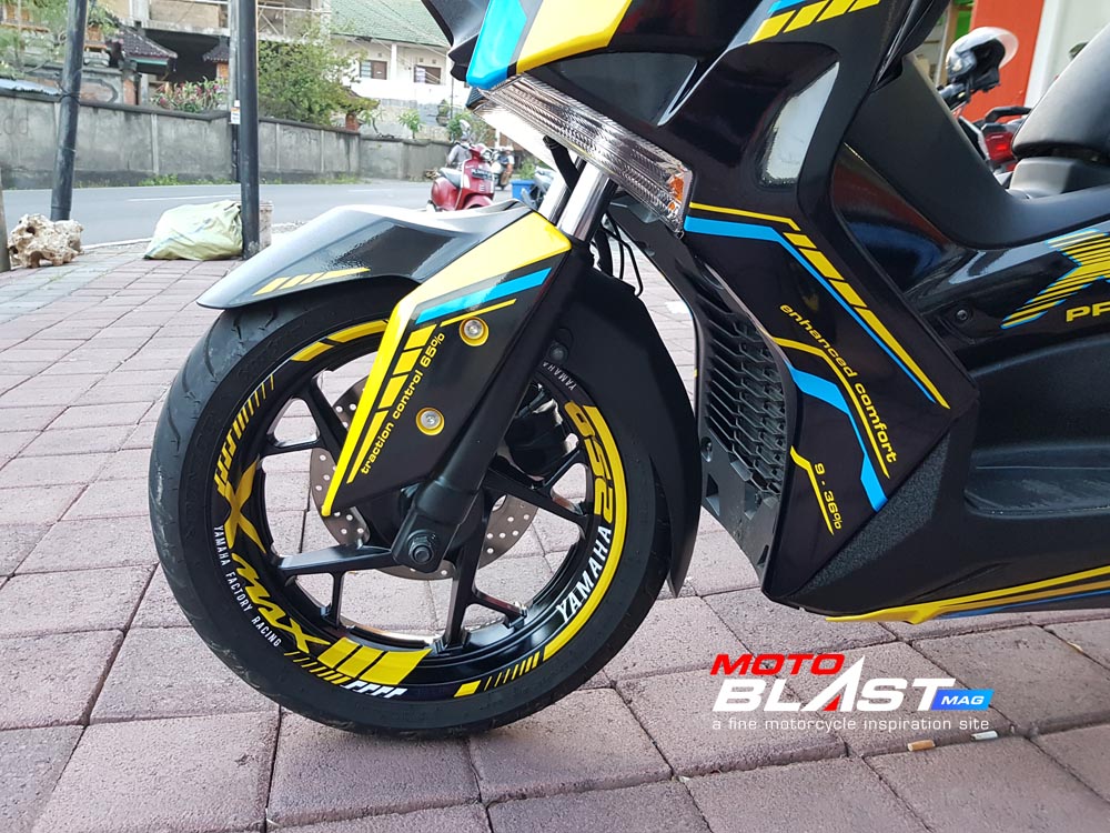 Modifikasi Yamaha Xmax 250 VR46 Project dari Bali - MOTOBLAST