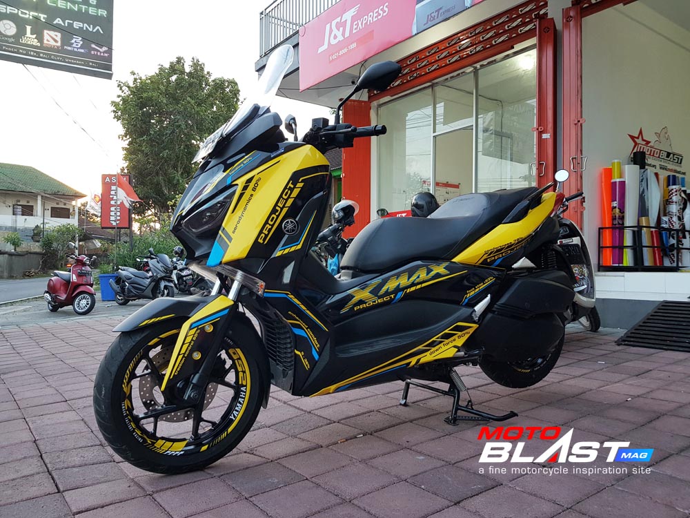 Modifikasi Yamaha Xmax 250 VR46 Project dari Bali - MOTOBLAST