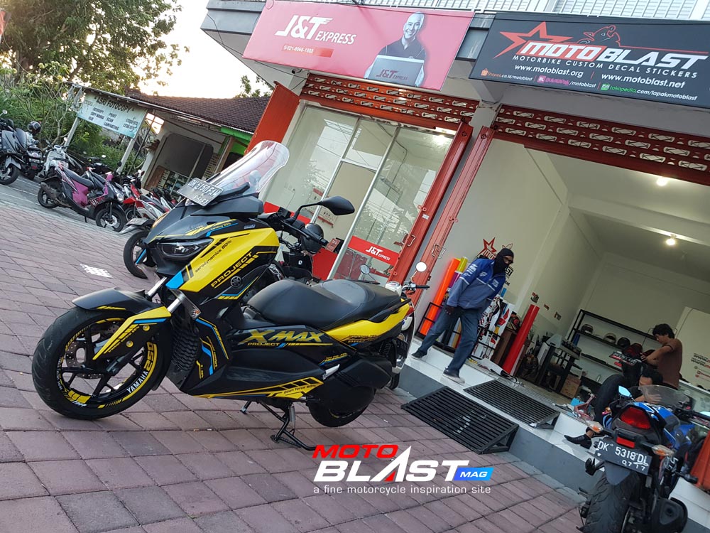 Modifikasi Yamaha Xmax 250 VR46 Project dari Bali - MOTOBLAST